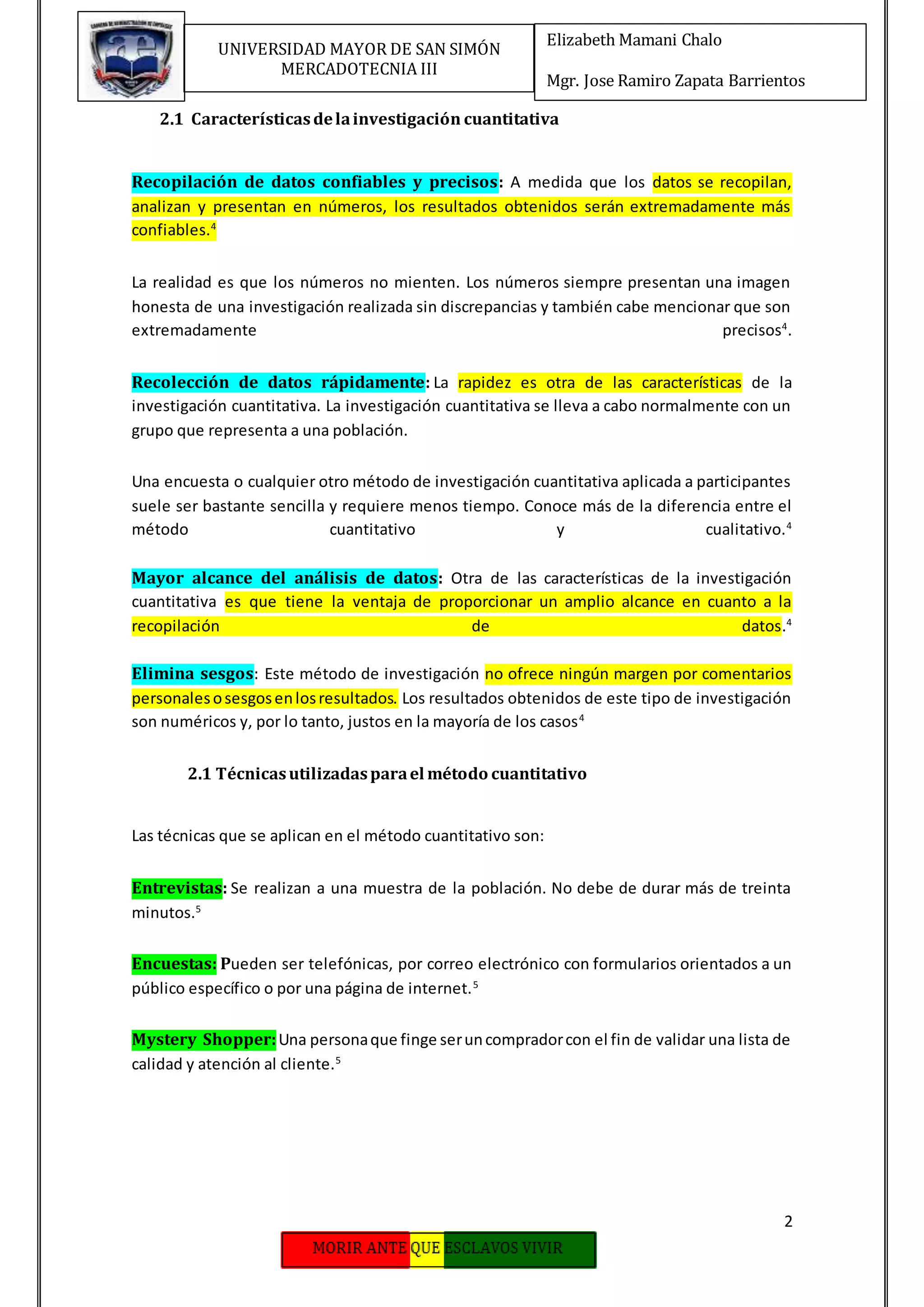 Investigación Cuantitativa | PDF
