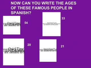Cuantosanostiene famouspeople | PPT