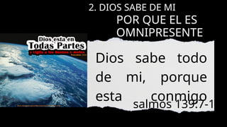 ¿ Cuantò sabe Dios de mi?. pptx 2025 spa | PPTX