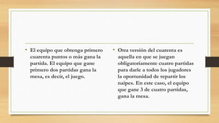Cuarenta | PPTX