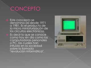 Computadoras De Cuarta Generacion