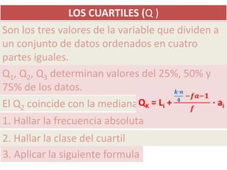 Los Cuartiles | PPTX