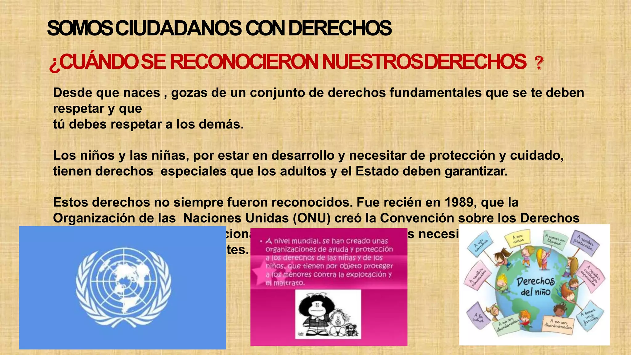 Cuartos basicos.-historia.ppt.-derechos-de-los-ninos.-profesoras-ana ...