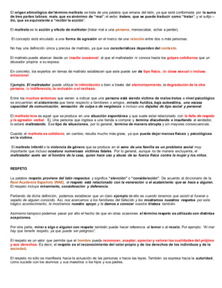 Cuarto taller ante docentes sobre el buen trato | DOCX
