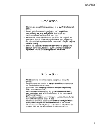 Cuastic soda and Chlorine Industries | PDF