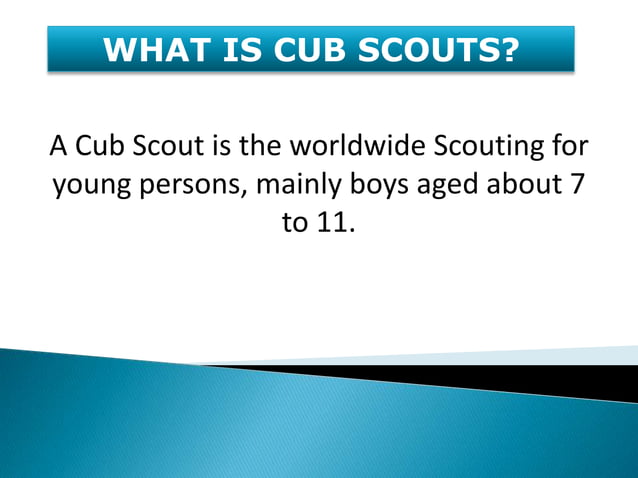 Cub Scouts | PPT