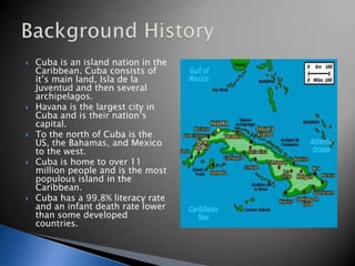 Cuba | PPTX | North America Travel | Travel Locations
