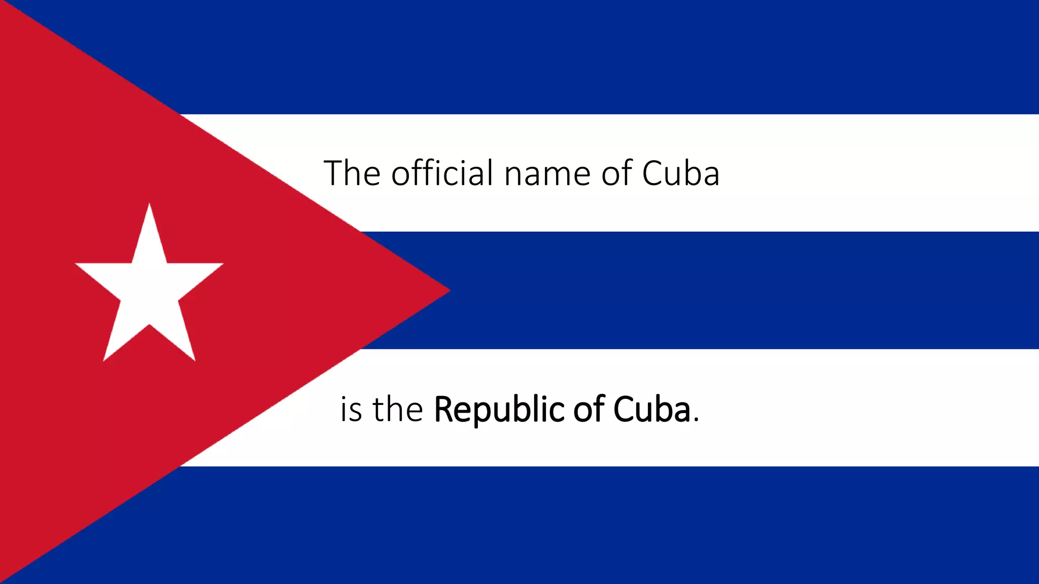 COUNTRIES IN A NUTSHELL: CUBA | PPTX | South America Travel | Travel ...
