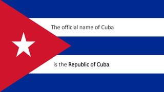 COUNTRIES IN A NUTSHELL: CUBA | PPTX