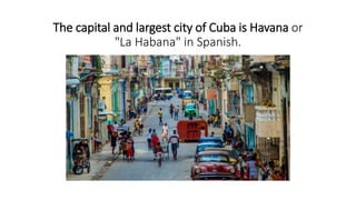 COUNTRIES IN A NUTSHELL: CUBA | PPTX