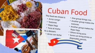 Get to Know Cuba, food and clothing.pptx