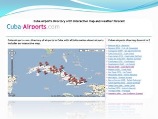 Cuba Airports Directory | PPT