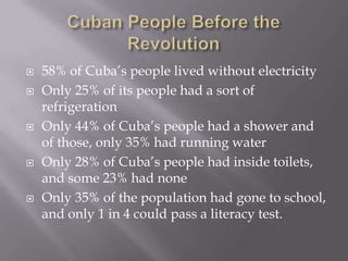 Cuba before the revolution | PPTX