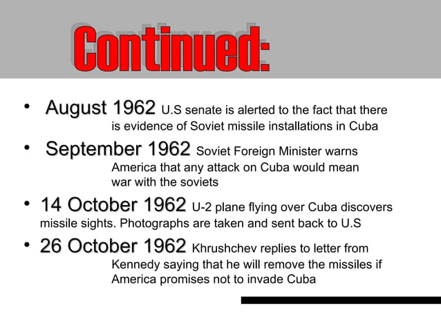 Cuban Missile Crisis | PPT