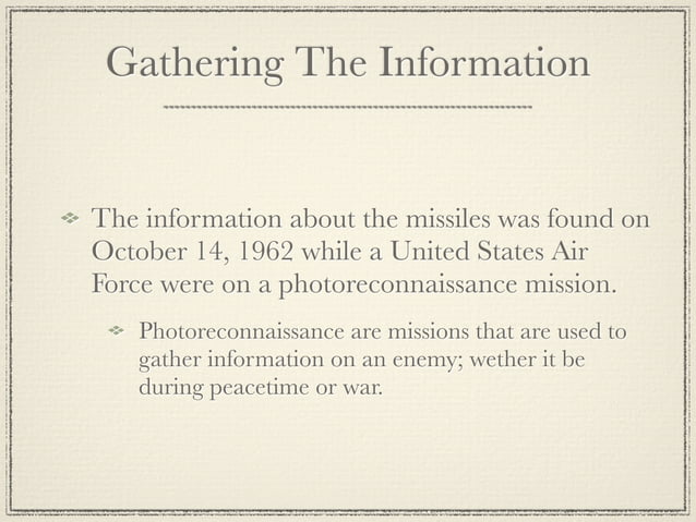 Cuban Missile Crisis | PPT