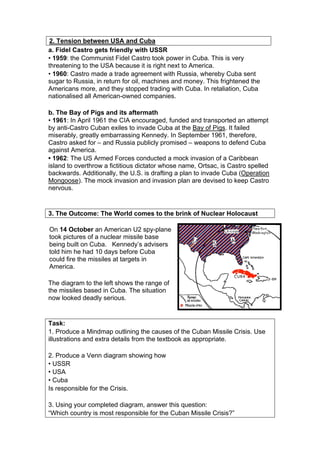 Cuban missile crisis | PDF