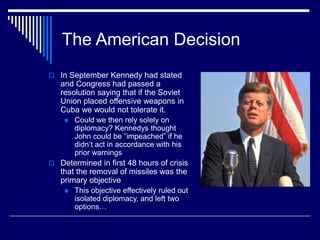 Cuban missile crisis | PPT