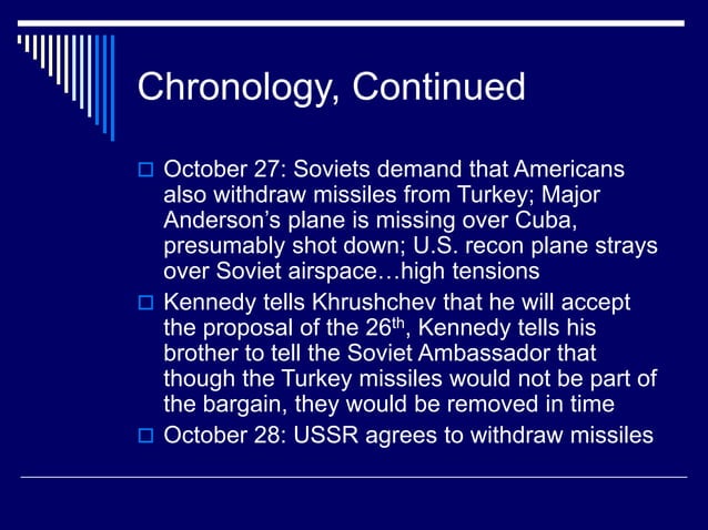 Cuban missile crisis | PPT