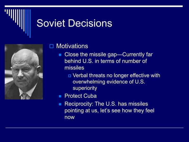 Cuban missile crisis | PPT