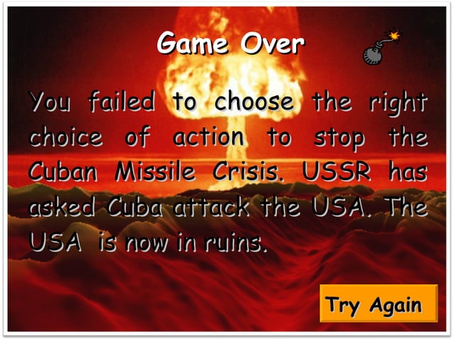Cuban missile crisis game | PPT | Political Issues & policy | Politics