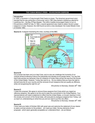Cuban missile crisis source analysis | PDF