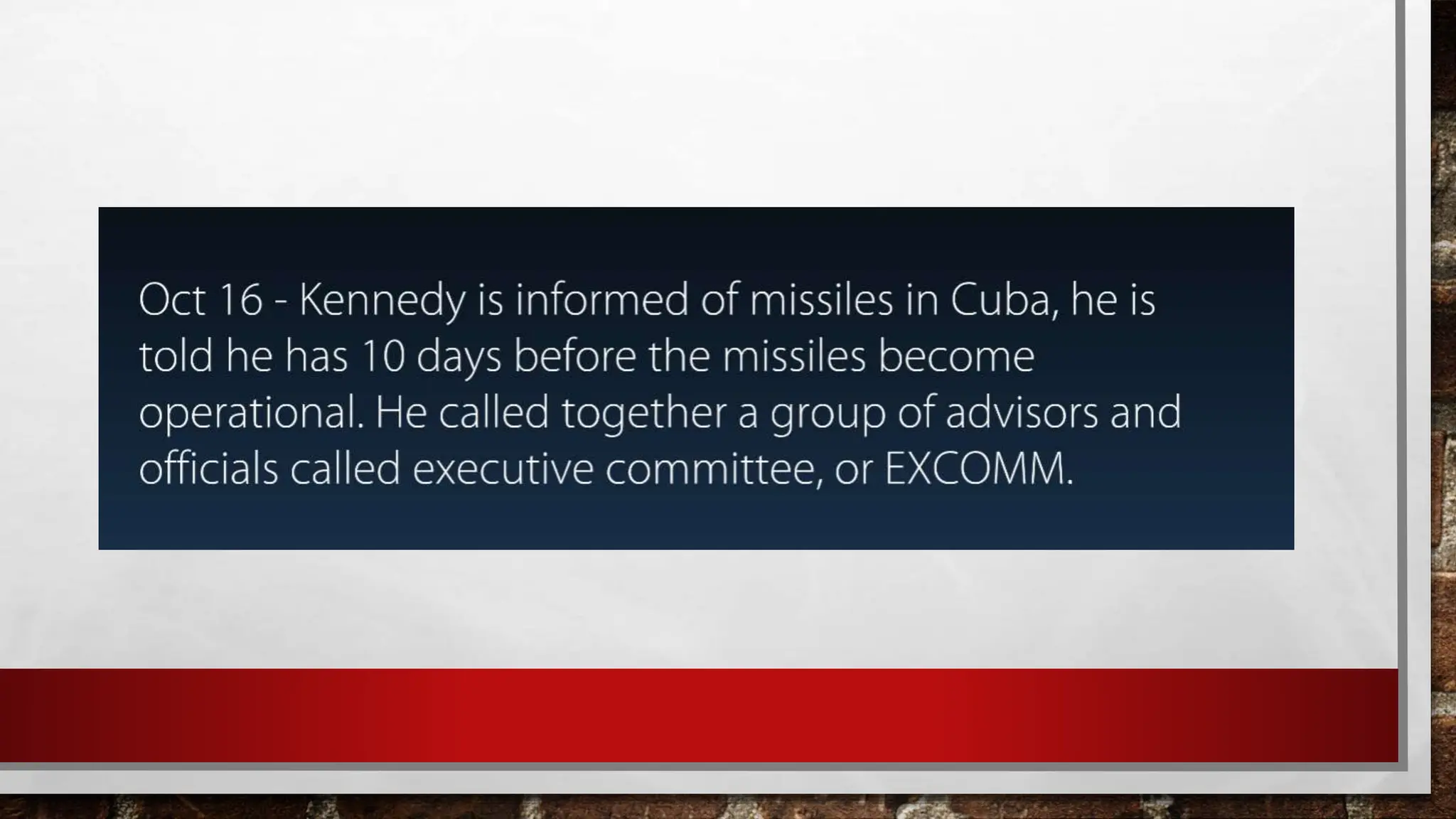 The Cold War, the Cuban Missiles 1962.ppt | Free Download