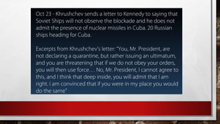 The Cold War, the Cuban Missiles 1962.ppt