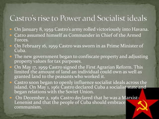 Cuban Revolution | PPSX
