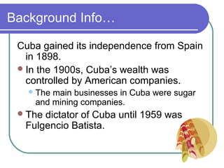 Cuban revolution | PPT