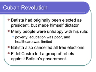 Cuban revolution | PPT