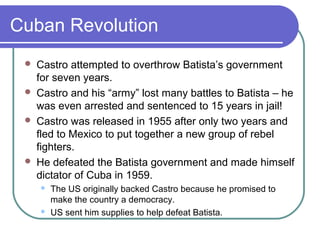 Cuban revolution | PPT