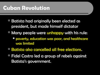 Cuban revolution | PPT