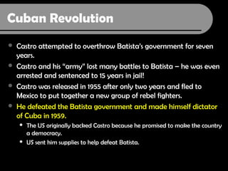 Cuban revolution | PPT