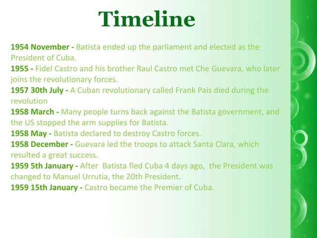 Cuban Revolution | PPT