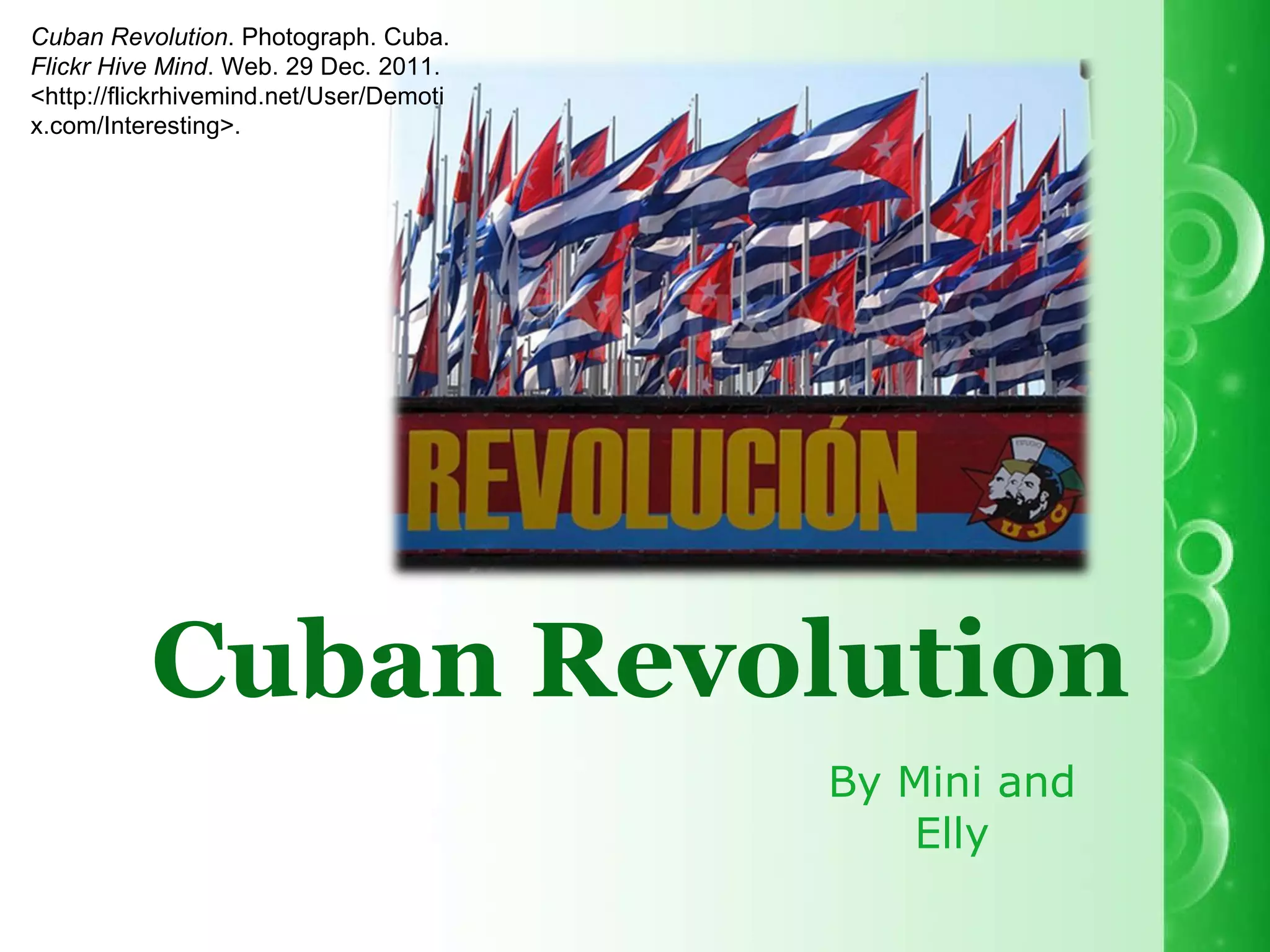 Cuban revolution(1) | PPT