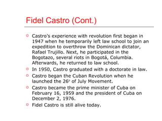 Cuban revolution 1953 1959 | PPT