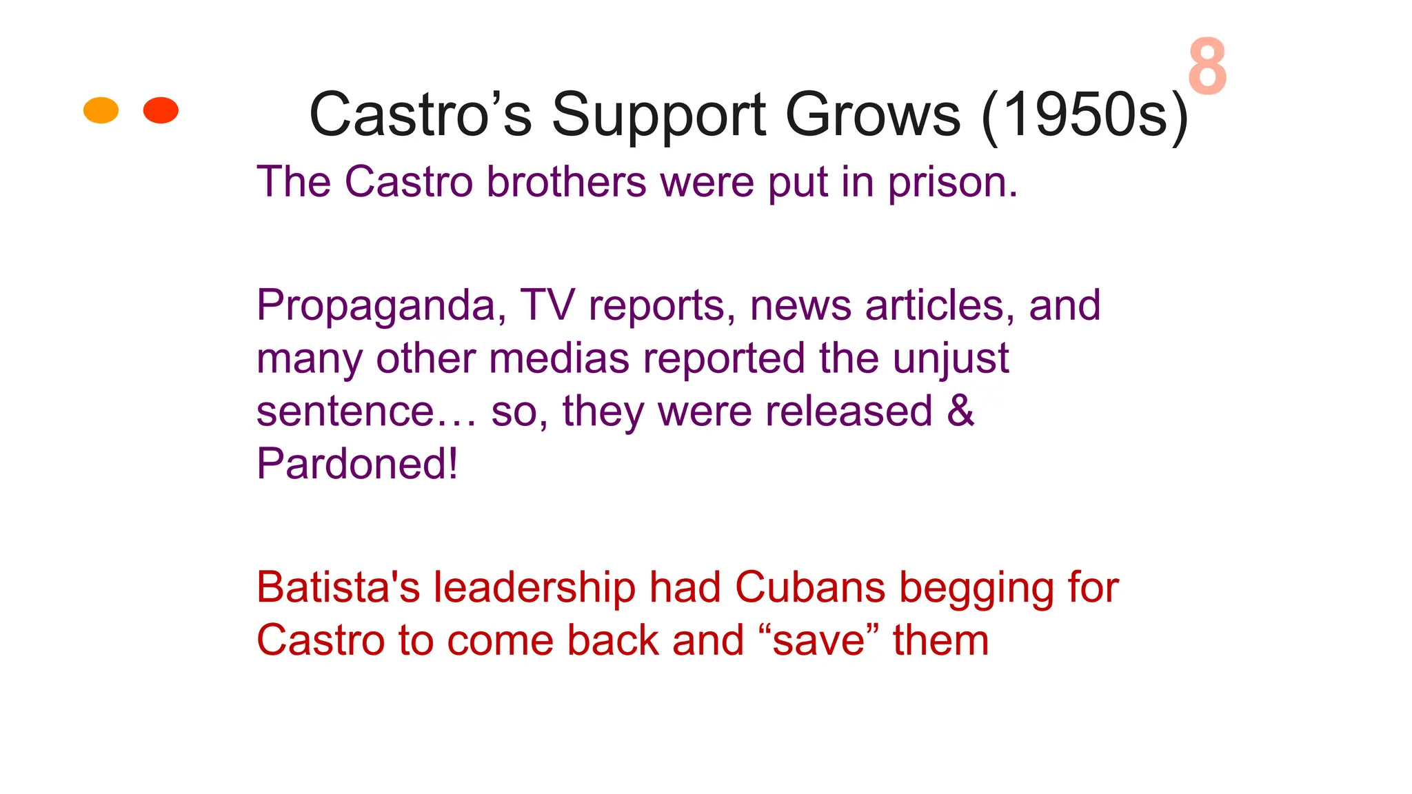 Cuban Revolution Fidel Castro, Bay of Pigs | PPTX