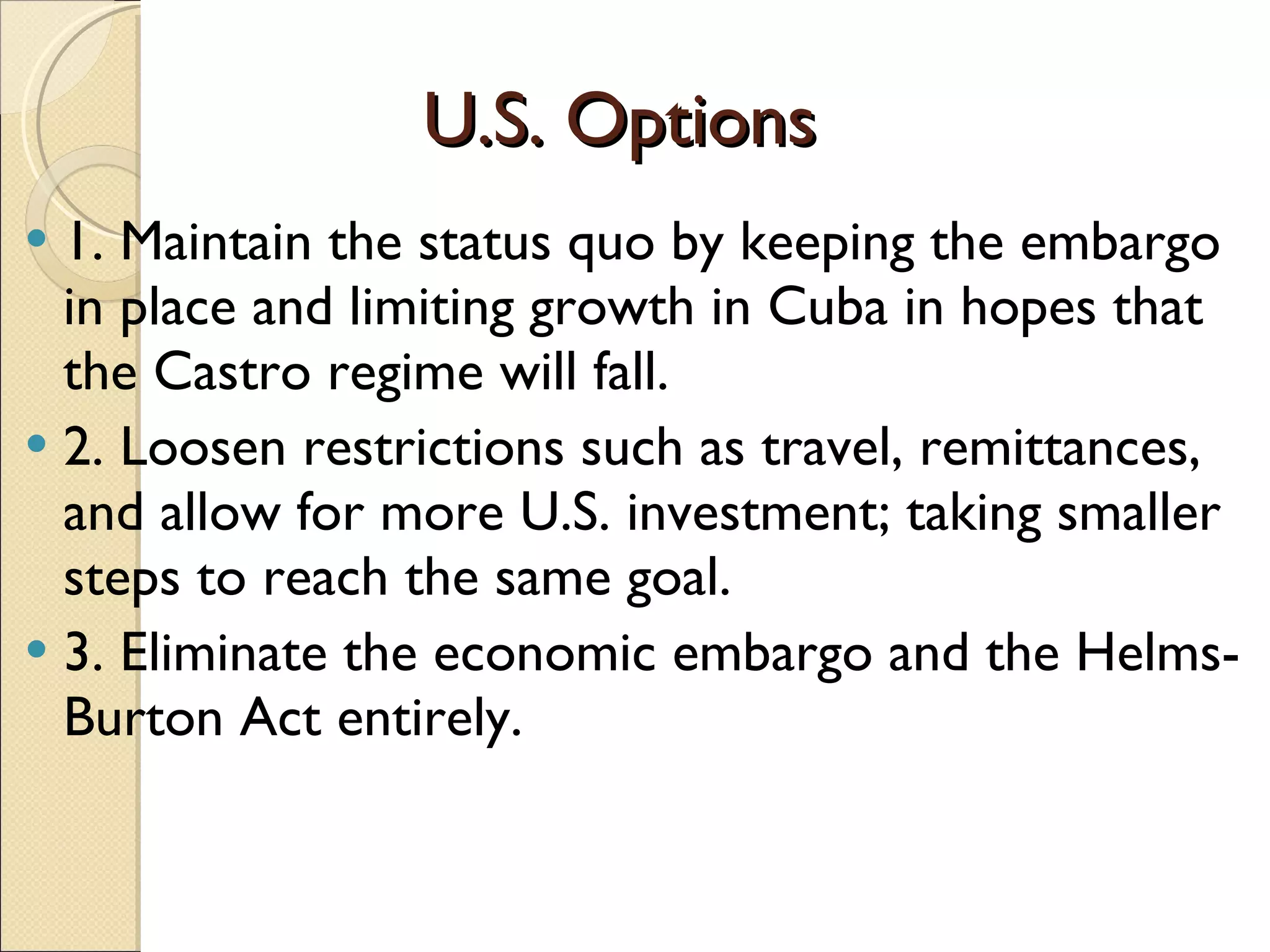 Cuba presentation powerpoint | PPT | Civic affairs | Politics