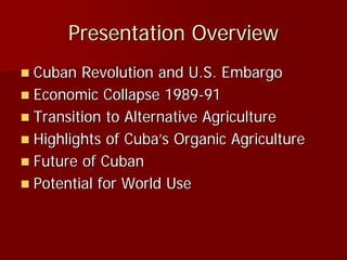 Cuba Slides Studentpresentation V2 | PDF