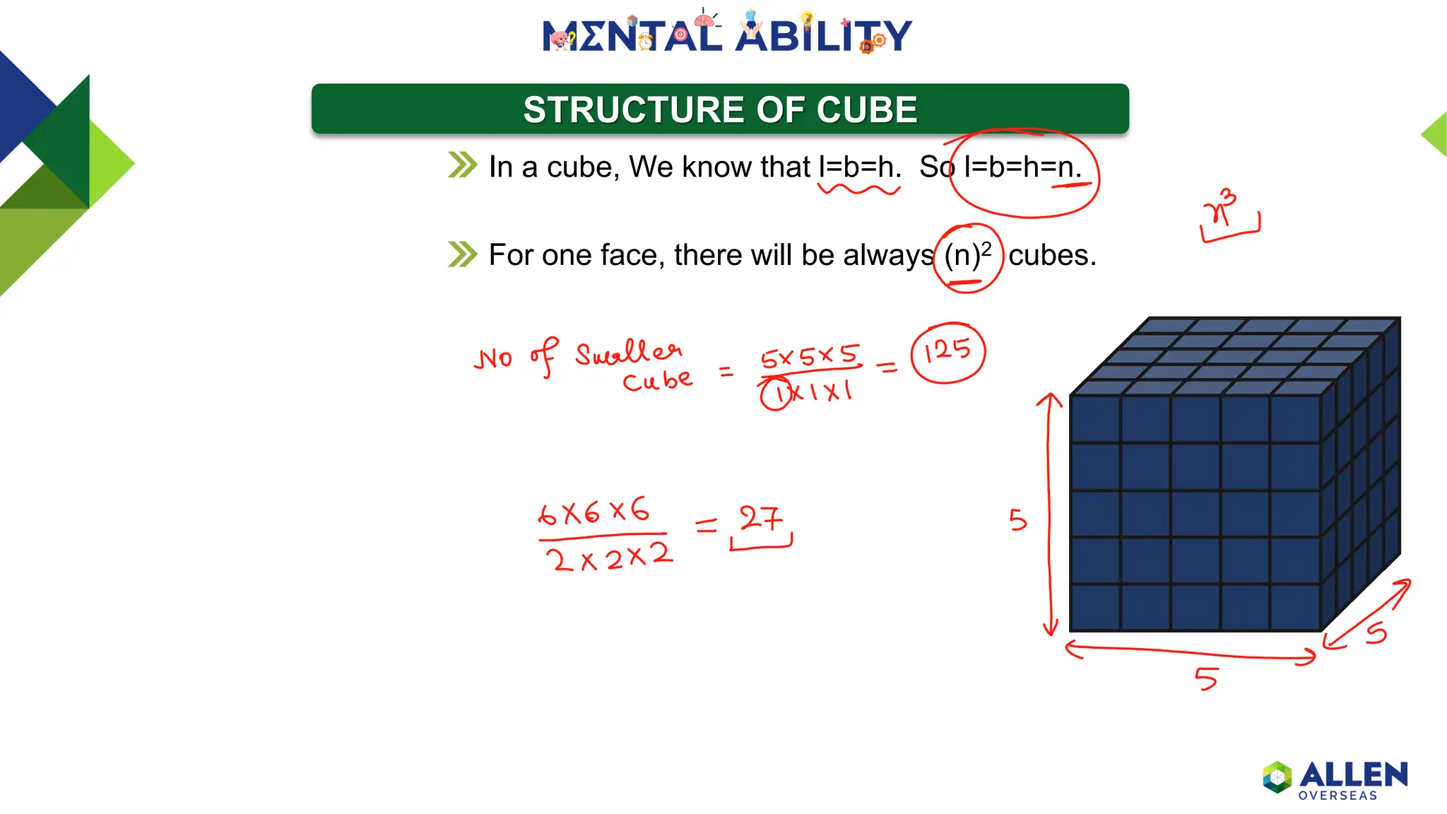 CUBE mental ability classs 10 ppt maths | PDF