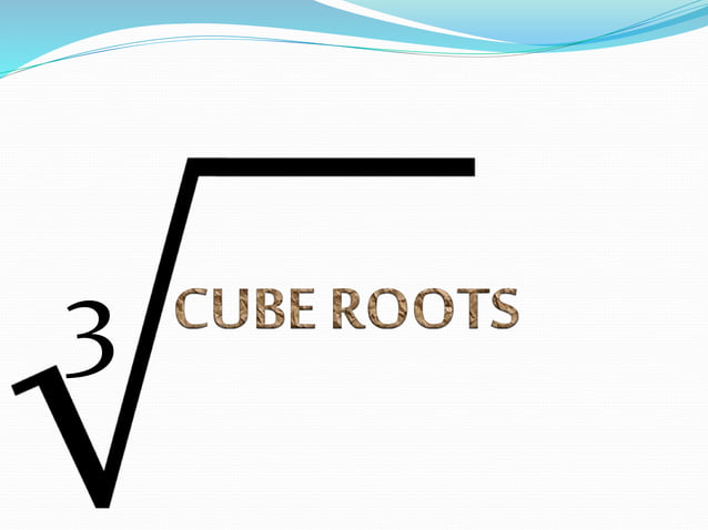 CLASS VIII MATHS CUBE AND CUBE ROOTS | PPTX | Games and Puzzles ...
