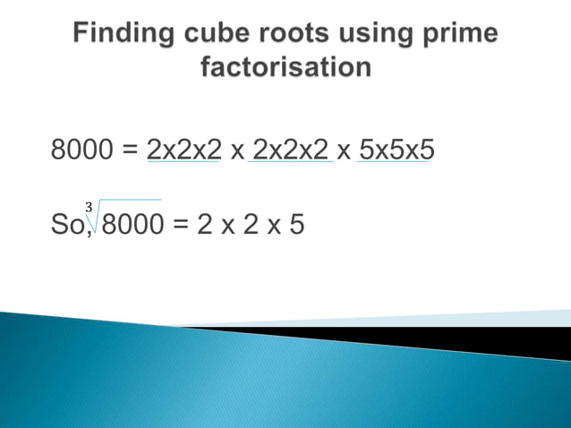 CLASS VIII MATHS CUBE AND CUBE ROOTS | PPTX | Games and Puzzles | Hobbies & Interests
