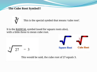 cubeandcuberoots.pptxB GV VVGTTFTTRFFFFCDF | PPT