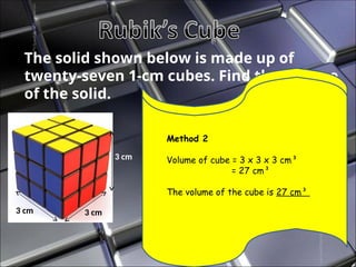 Cube CalculationCube CalculationCube CalculationCube Calculation | PPT ...