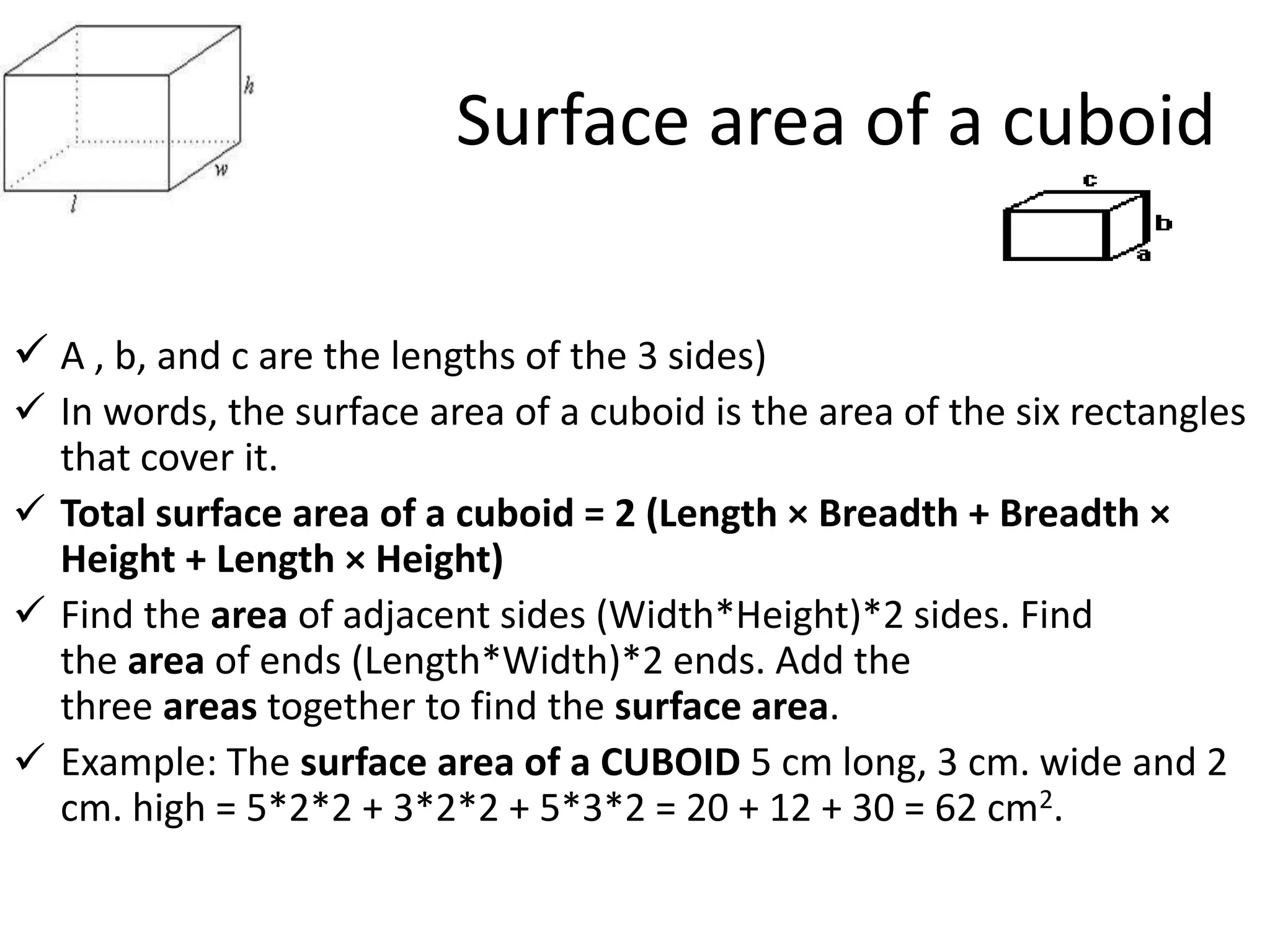 Cube, cuboid and cylinder | PPTX