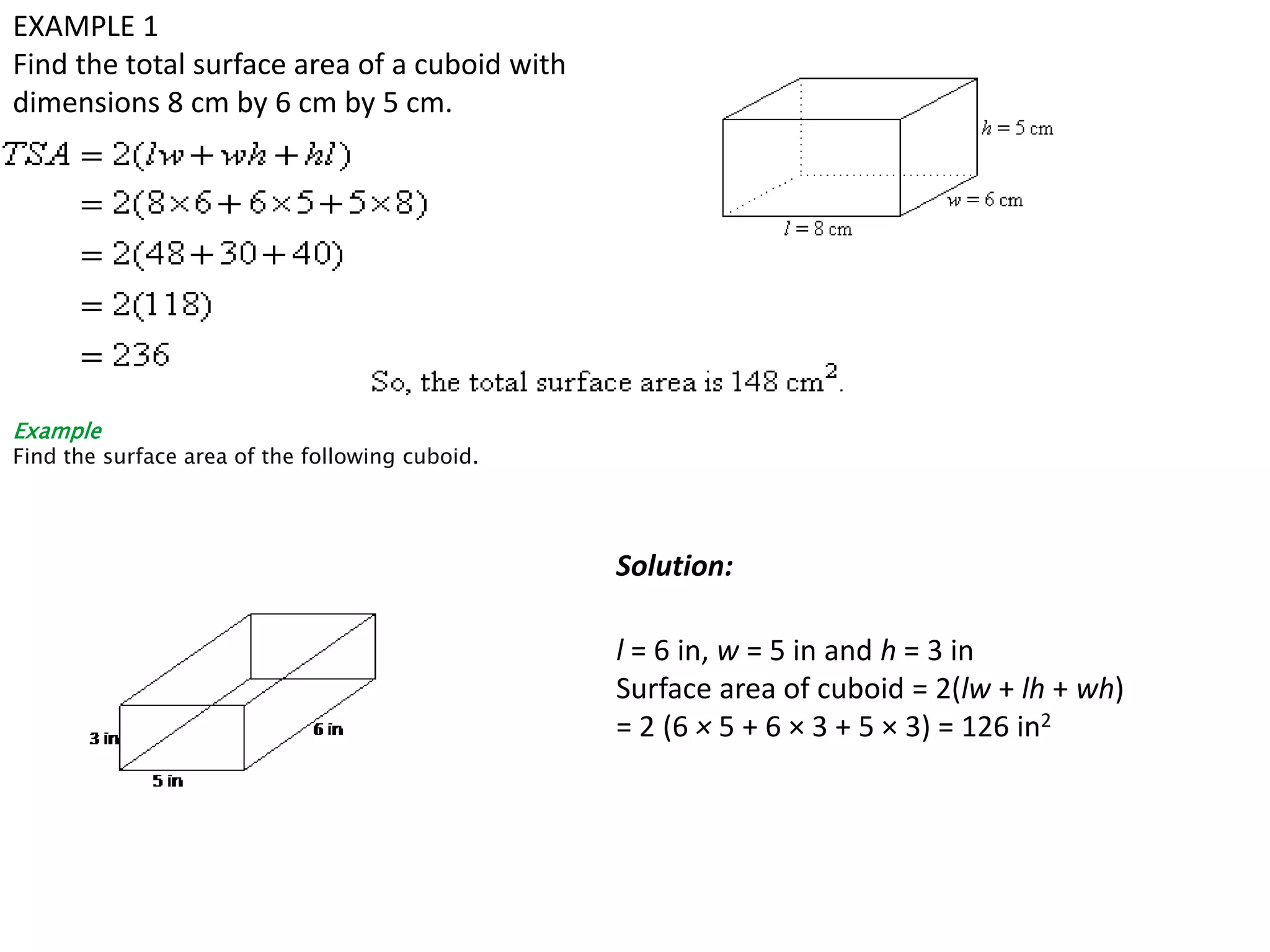 Cube, cuboid and cylinder | PPTX