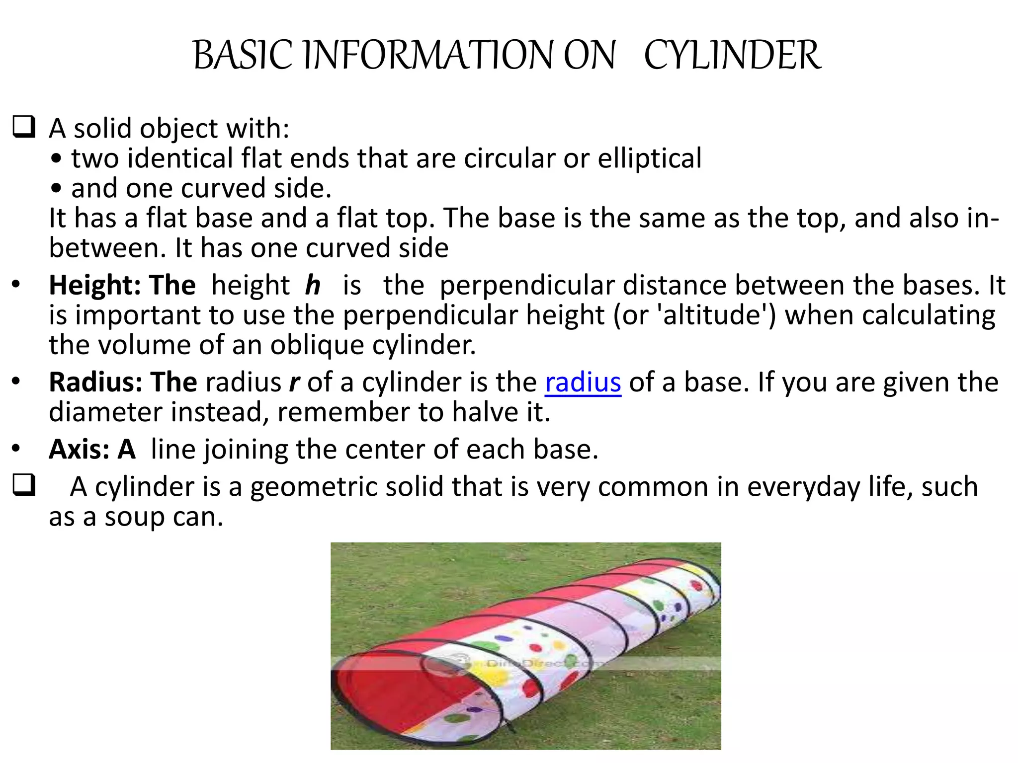Cube, cuboid and cylinder | PPTX