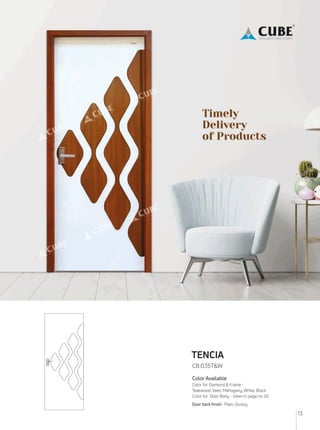 Cube Doors Catalogue | Modern Waterproof FRP Fiber Bathroom Door ...