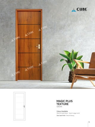 Cube Doors Catalogue | Modern Waterproof FRP Fiber Bathroom Door ...