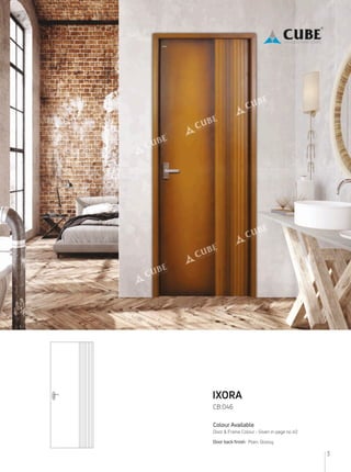 Cube Doors Catalogue | Modern Waterproof FRP Fiber Bathroom Door ...
